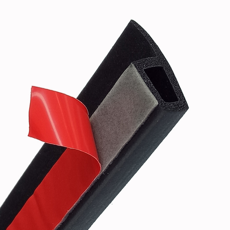 D-shape EPDM Rubber Seal Strip with self adhesive China-SEASHORE